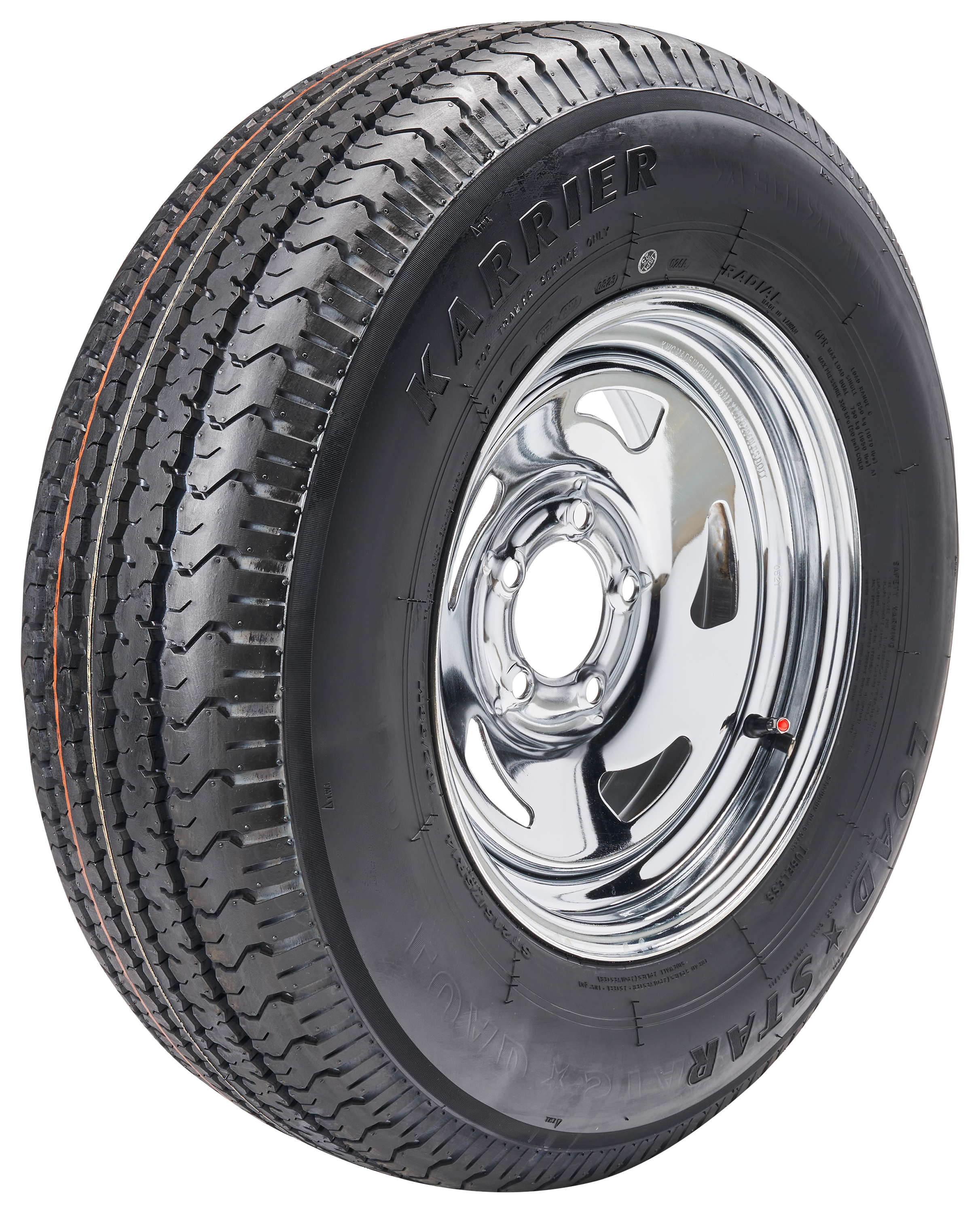 Kenda KR03 Radial Tire and Wheel Assembly - Chrome/Black - Chrome ...